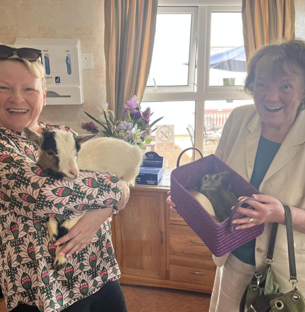Enjoying the Sunshine at Massereene Manor – Hutchinson Care Homes