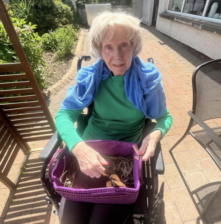 Enjoying the Sunshine at Massereene Manor – Hutchinson Care Homes